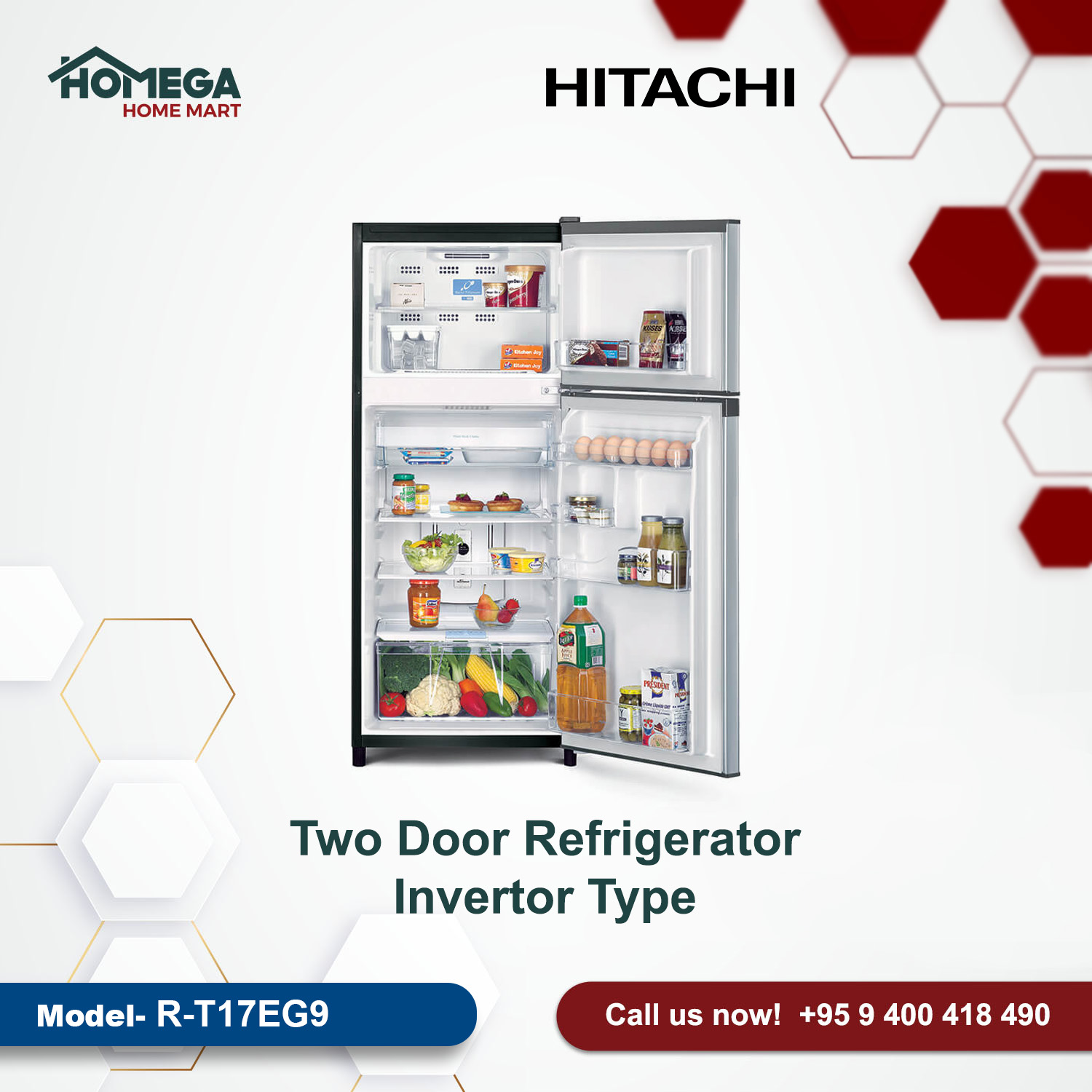 Hitachi R-T17EG9 – HOMEGA Home Mart