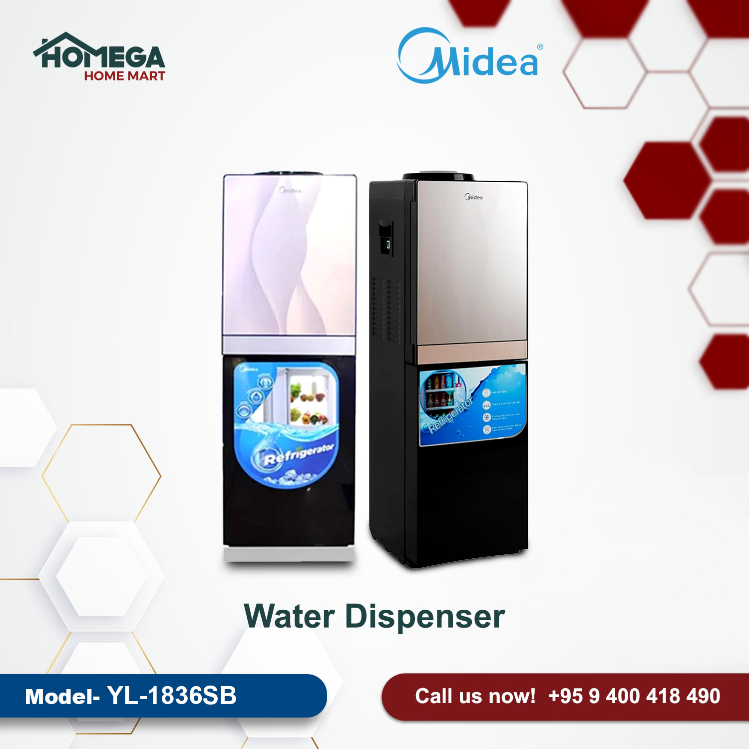 Midea YL-1836SB Water Dispenser – HOMEGA Home Mart